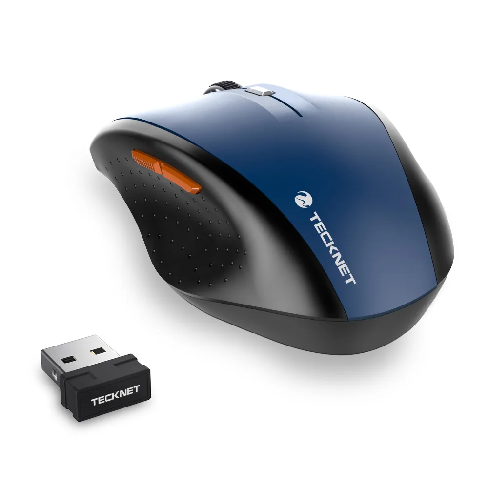Tecknet 2.4G Wireless Portable Mobile Mouse Optical Mice with USB ...