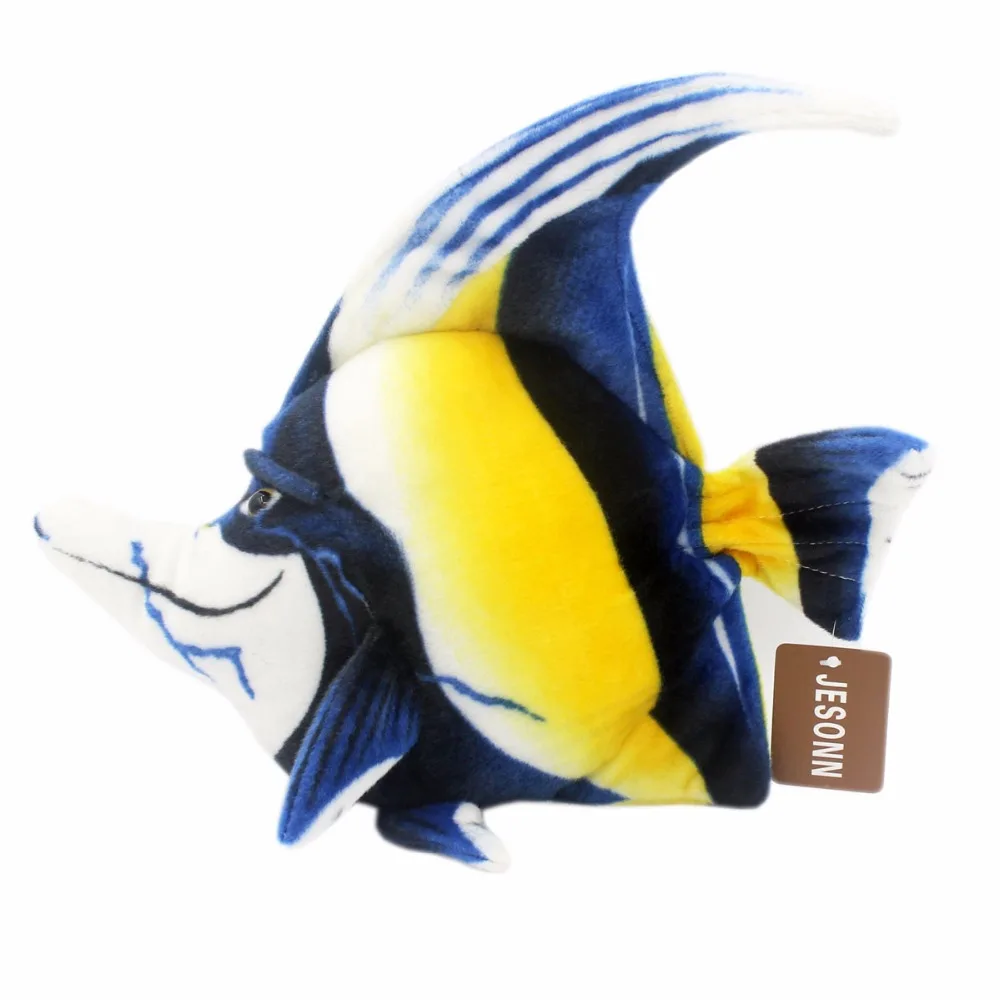 JESONN Realistic Stuffed Marine Animals Plush Platax Teira Toys for ...