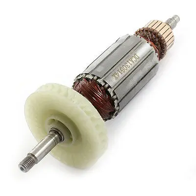 AC 220V 8mm Drive Shaft Electric Motor Armature Rotor w Cooling Fan for ...