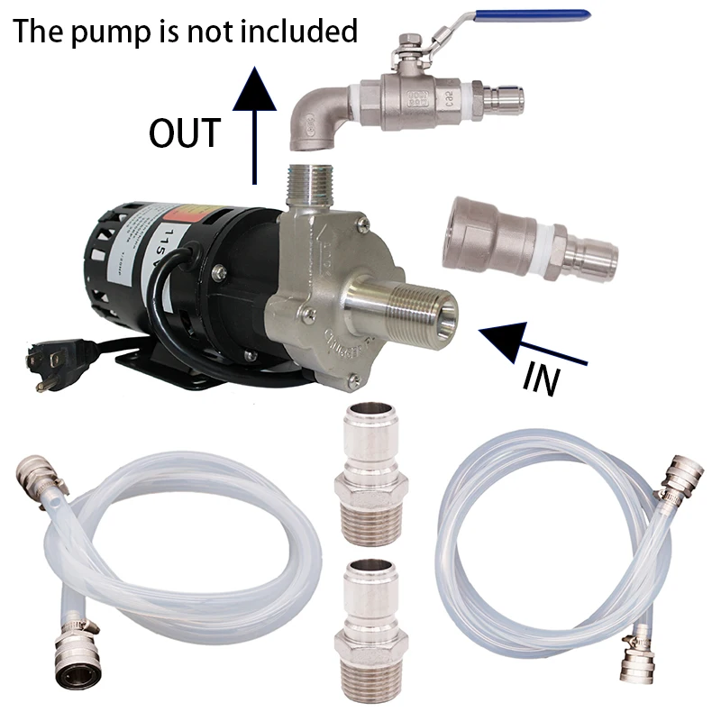 Transfer Pump Quick Connect Kit March 809 Pump Homebrew Pump ...