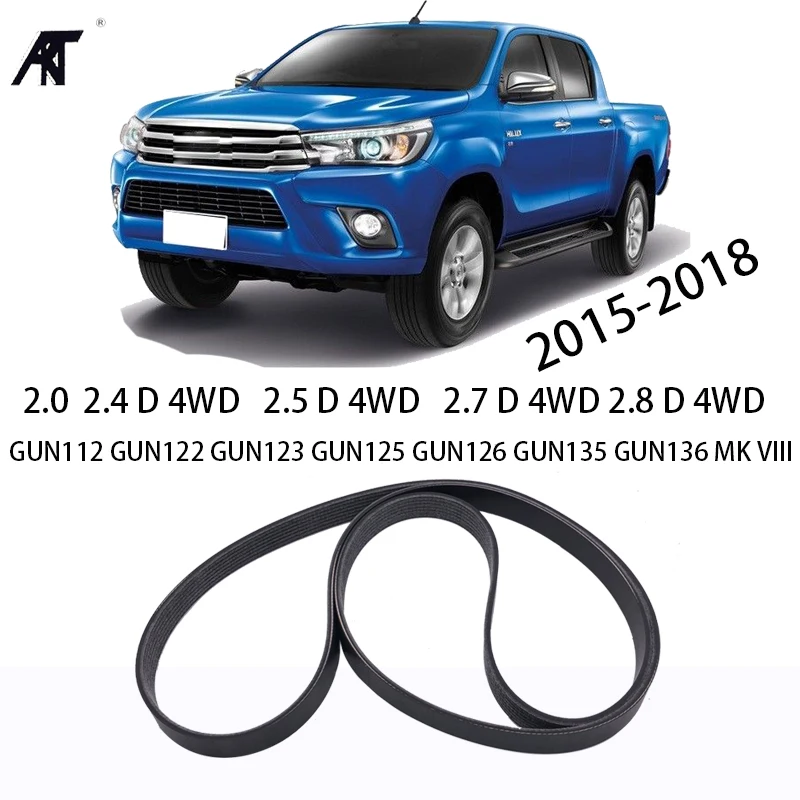 Cinturón V RIBBED 90916 T2033 90916T2033 para Toyota Hilux 2015 2018 ...