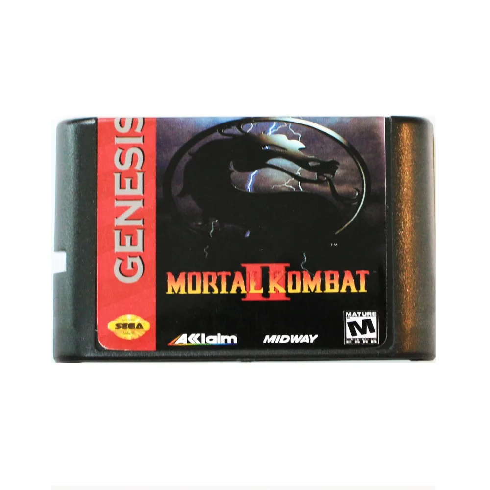 Mortal Kombat 2 16 bit MD Game Card For Sega Mega Drive For SEGA ...