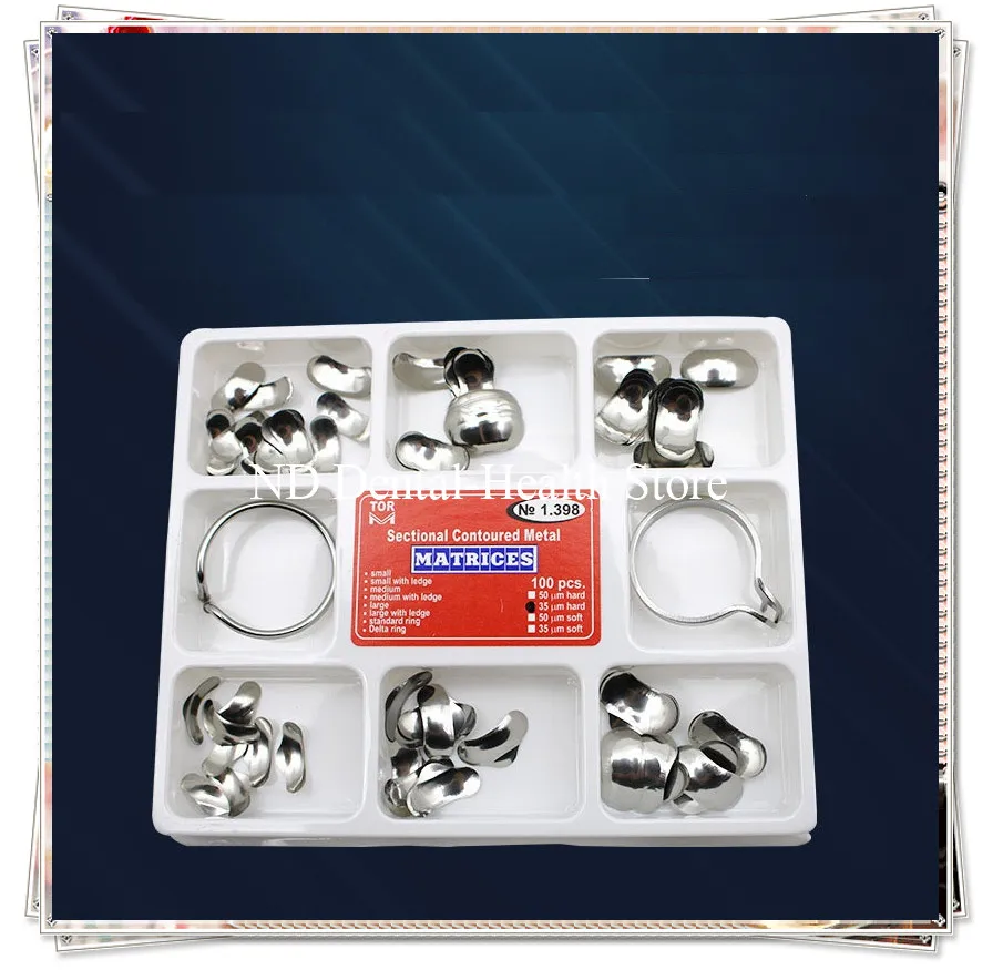 35 um sectional matrix band/contoured matrix bands/dental Dental ...