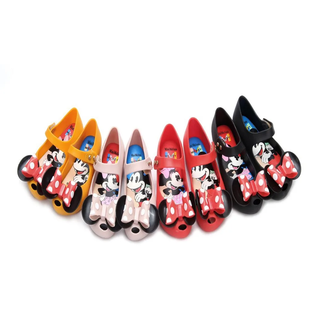 Mini Melissa shoes for men and women Mickey Minnie bow big ear wave ...