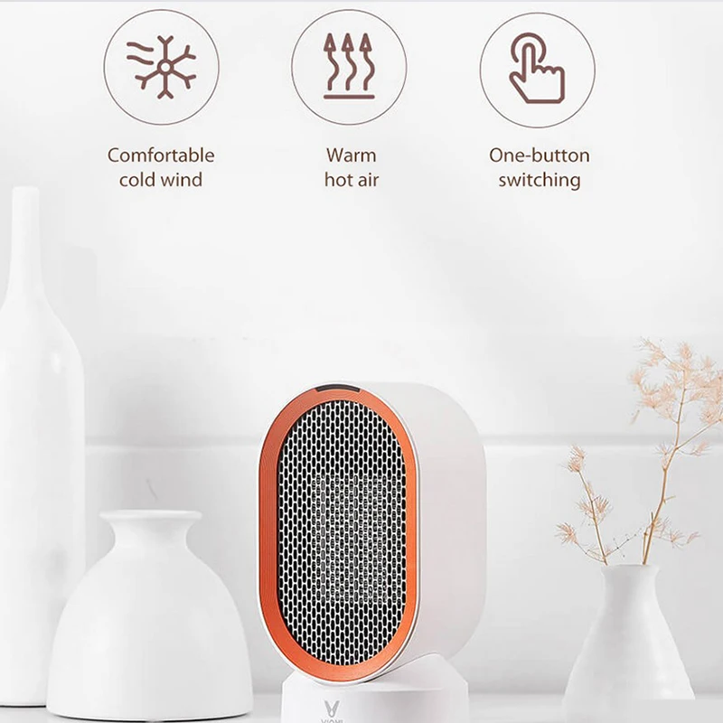 Xiaomi VIOMI Mini Fan Heater Warm Air blower yunmi radiator Personal ...