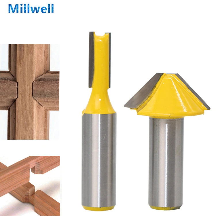 2PCS- woodworking router bit,solid carbide end mill,wood milling cutter ...