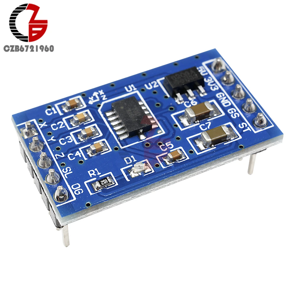 Mma7361 3 Axis Accelerometer Module Angle Sensor Acceleration Tilt Motion Sensor Module Analog