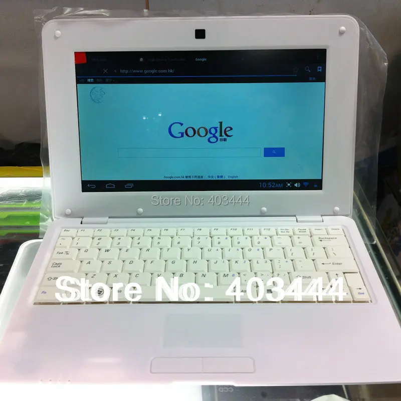 10 inch mini Laptop VIA 8850 1.5GHz 1GB RAM 4GB ROM Android 4.1 ...