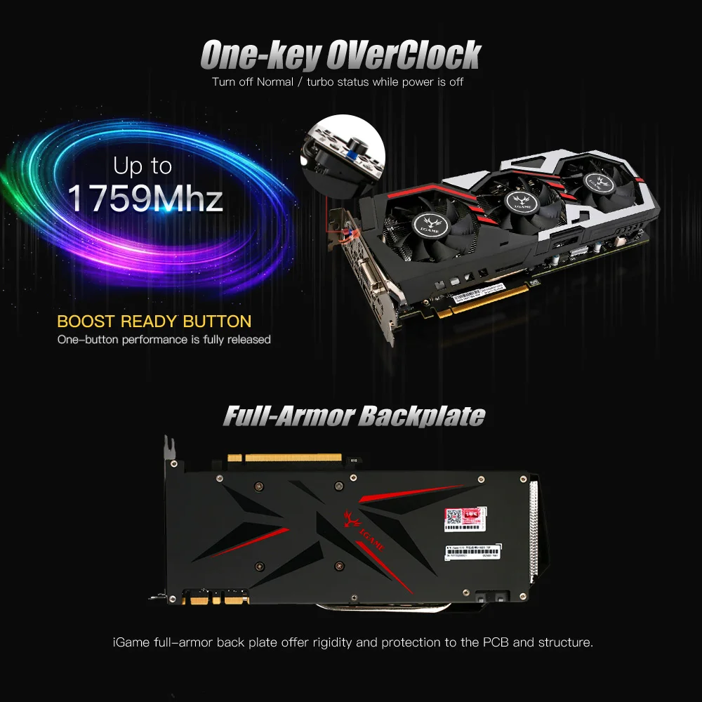 Купить красочные NVIDIA видеокарты GeForce GTX в версии 1070 ГПУ ...