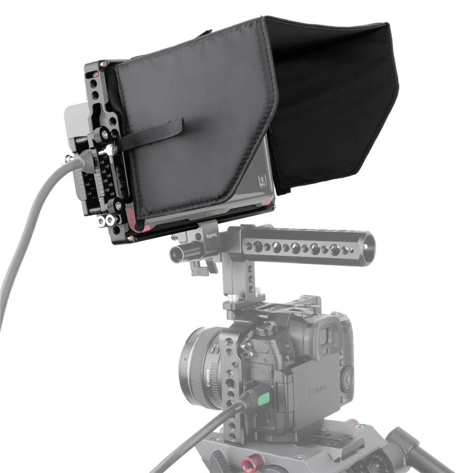 SmallRig Monitor Cage with Sun Hood Shade for ATOMOS Shogun ...