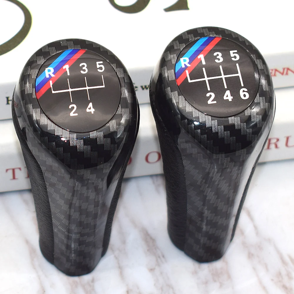 Aliexpress.com : Buy Leather Gear Shift Knob With M Logo for BMW 1 3 5 ...