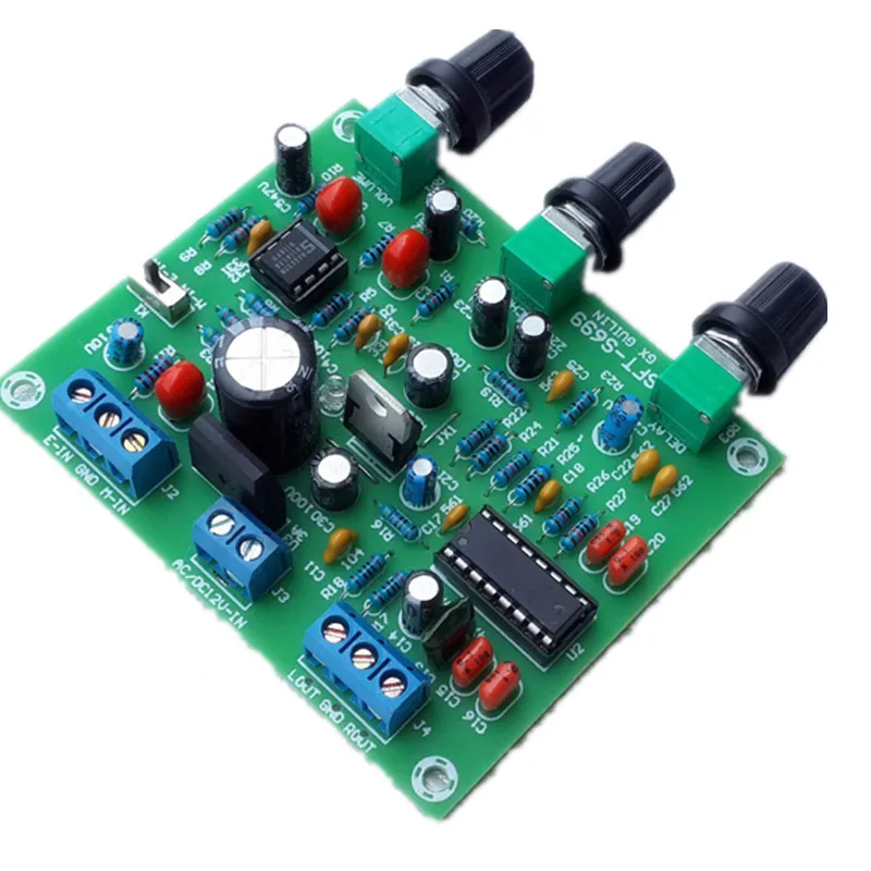 12V ETK3699 Digital karaok Surround Reverb Delay Microphone Amplifier ...