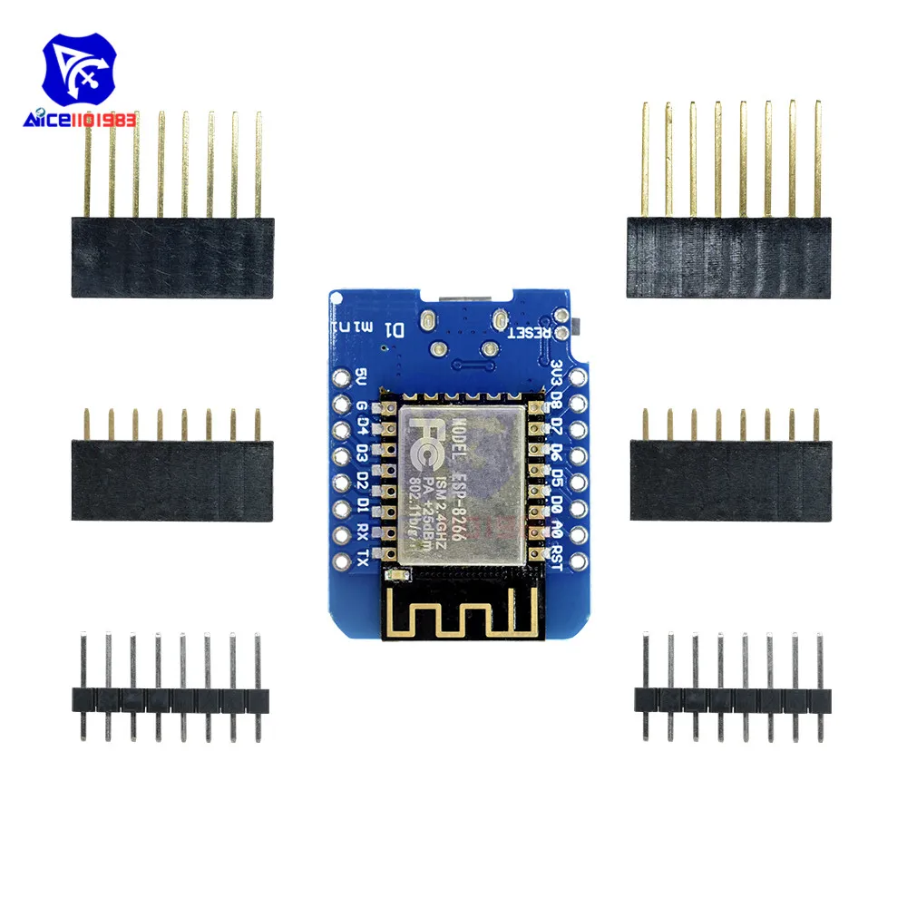 Esp8266 Esp-12 Esp-12f Ch340g Ch340 Micro Usb For Arduino Wemos D1 Mini ...