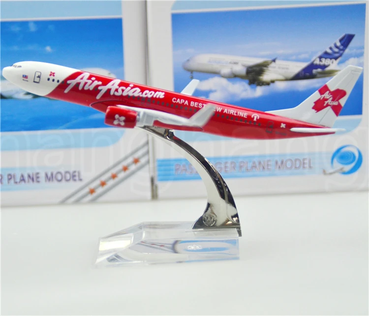 Air Asia plane model Boeing 737 16cm airplane models child Birthday ...