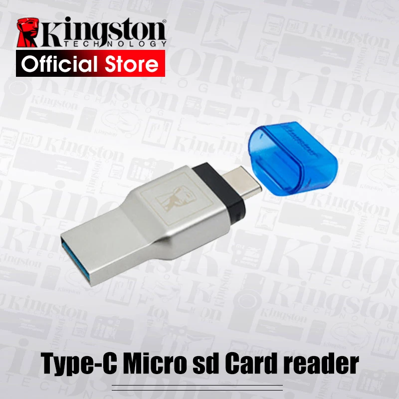Kingston Usb3.1 Micro Sd Card Reader High-speed Dual Interface Supports ...