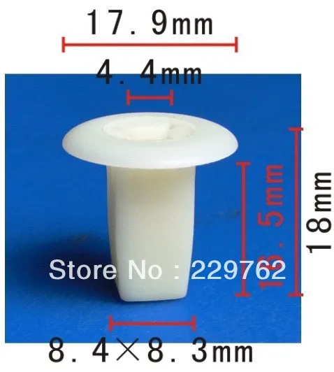 100pcs Screw Grommet For Toyota 90189-06001 For Mitsubishi Mb-098145 ...