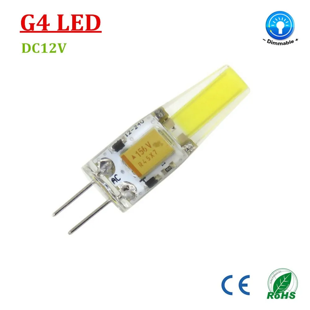3W G4 LED DC 12V Bi Pin Base Light Bulb 20W Halogen bulb Replacement ...