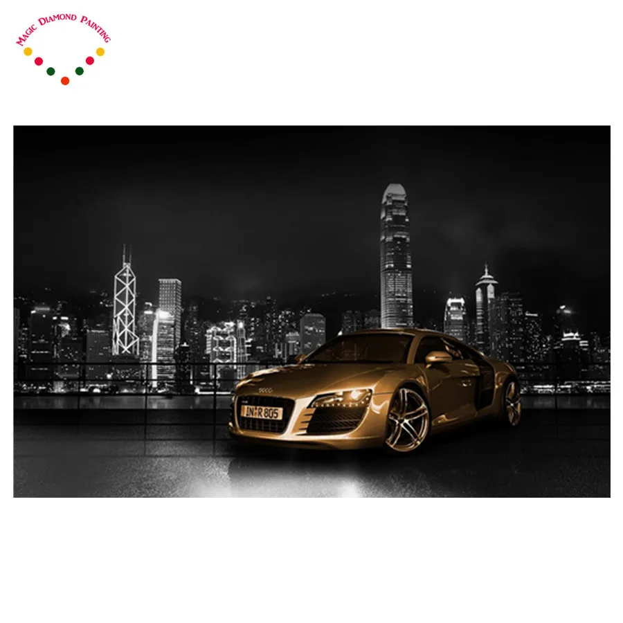 Diy diamond painting cross stitch crystal round diamond sets unfinished ...