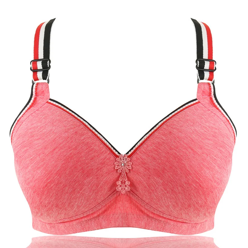 Plus Size Bra 40 48 D E Cup Women Wireless Bras For Lady Large Size ...