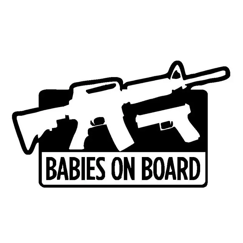 Funny Gun Bumper Stickers