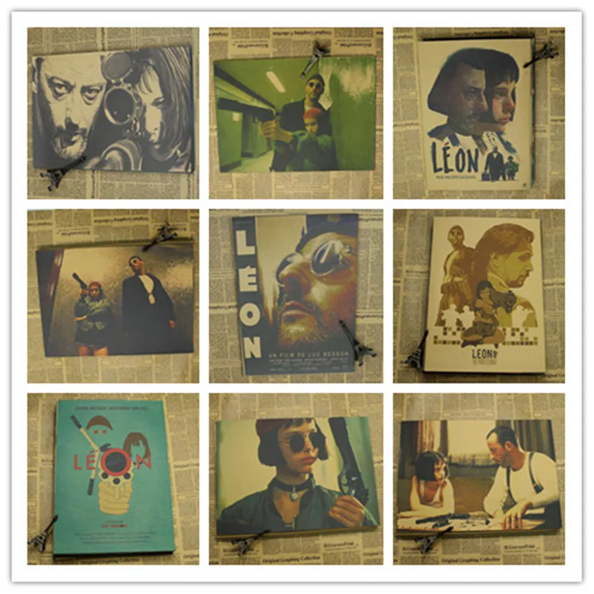 leon the professional poster classic old movie vintage poster retro ...