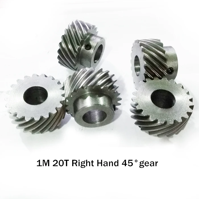 1 módulo 20 dentes 1 m 20 t ângulo helicoidal de mão direita engrenagem ...