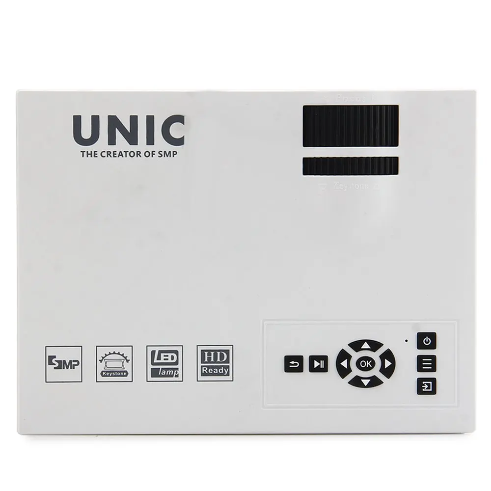 מוצר - Original UNIC UC40+ Mini Portable 800*480 800 Lumens LCD Digital Projector Manual ...
