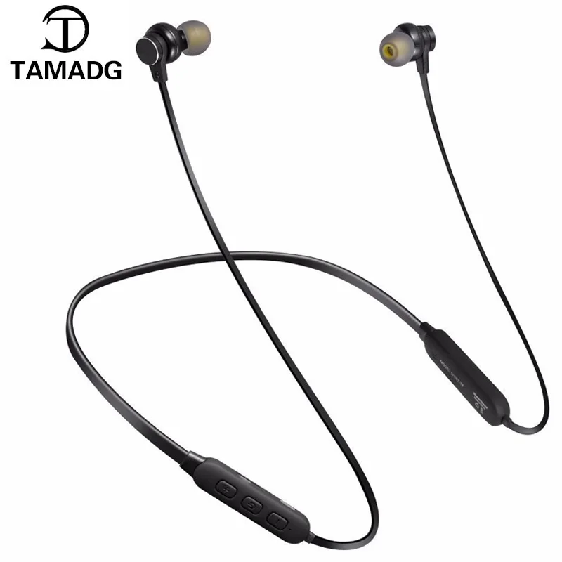 Wireless Bluetooth Sports Headphones Wireless Magnetic Stereo earpiece ...