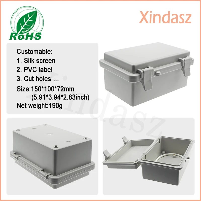 Free-shipping-150-100-72mm-hinged-waterproof-plastic-waterproof-box ...