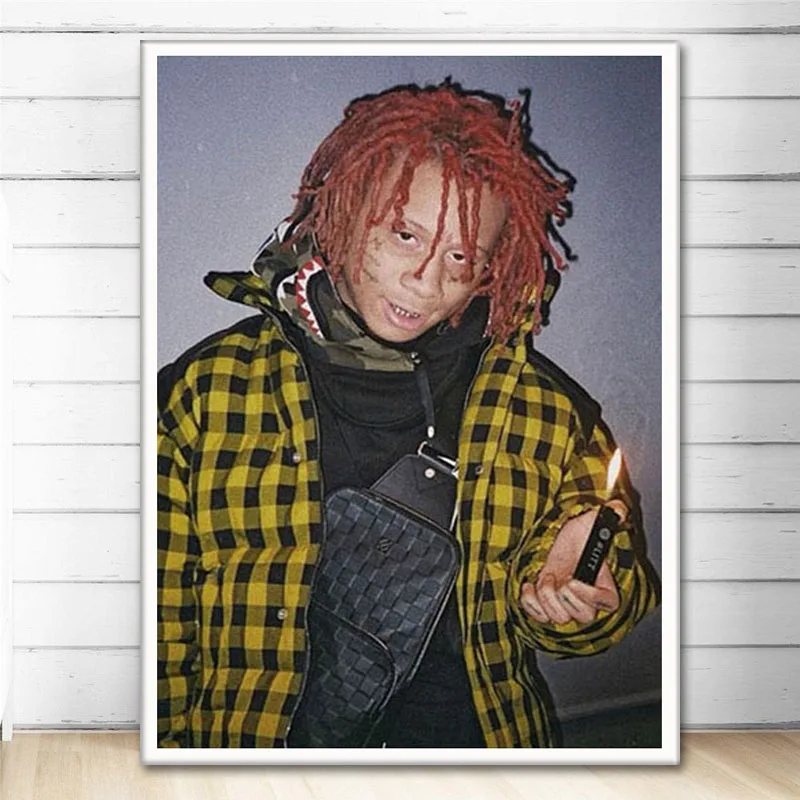 Posters and Prints Trippie Redd Hip Hop Rapper Star Poster Wall Art ...