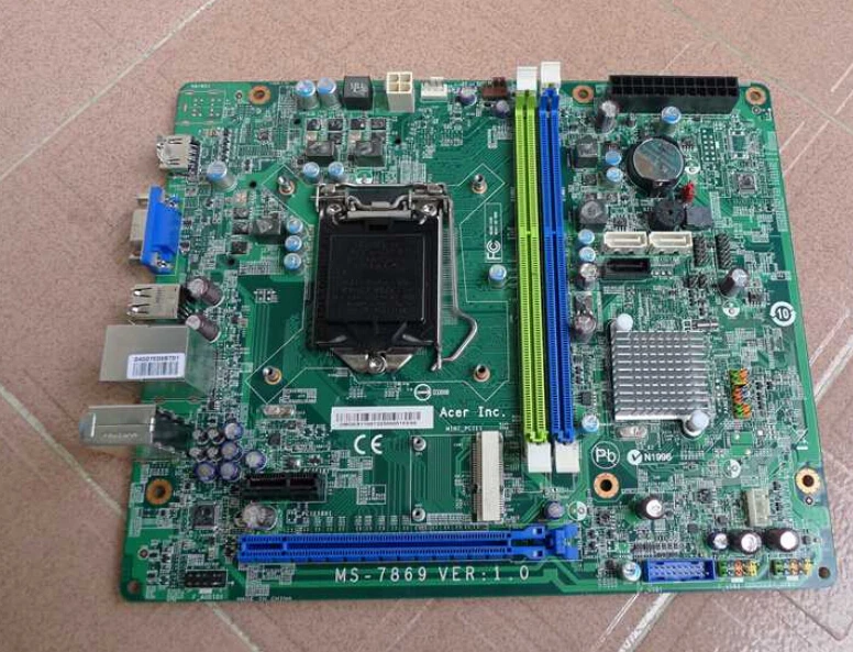 Free shipping 100% original desktop motherboard for ACER MS-7869 V1.0 ...