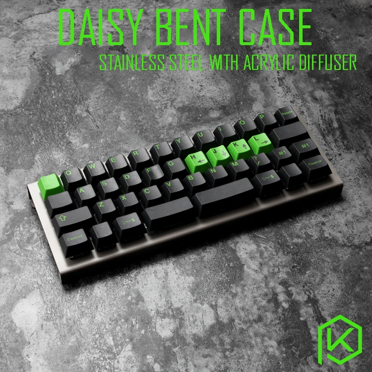 stainless steel bent case for daisy 40% 40 custom keyboard acrylic ...