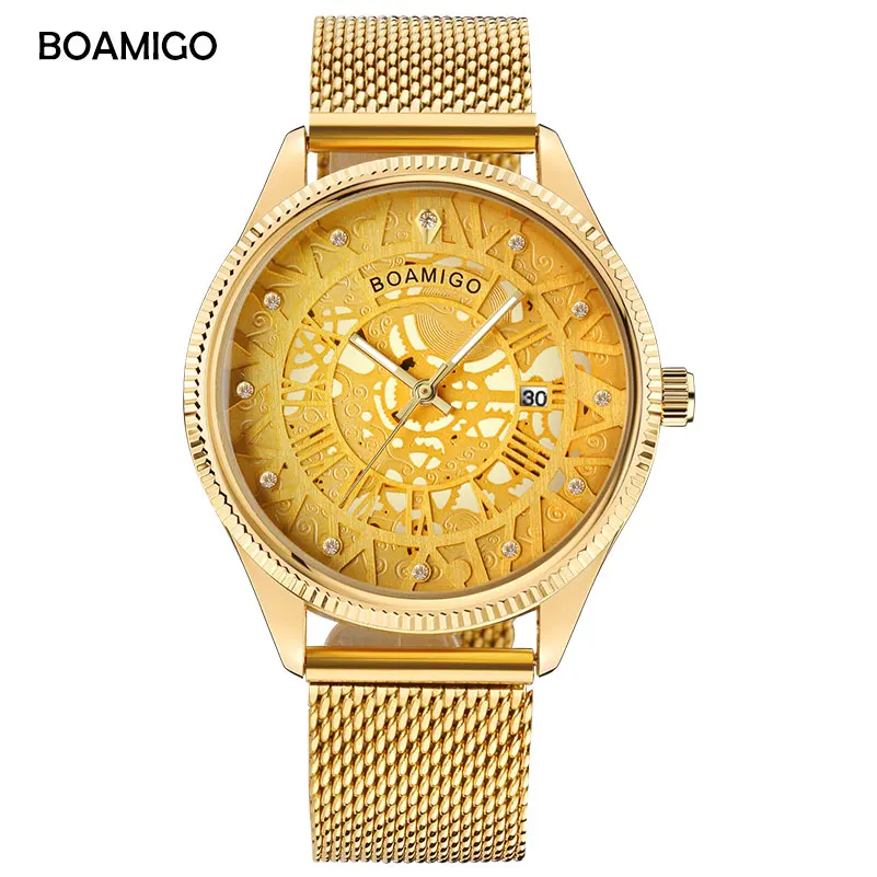 men-quartz-watches-BOAMIGO-brand-luxury-gold-men-dress-watch-skeleton ...