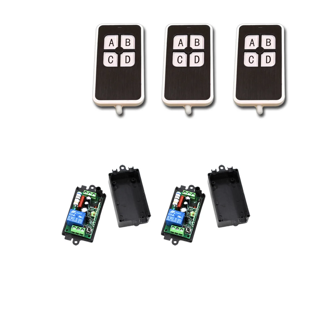 RF Wireless Remote Control Switch Systerm AC 110V 1CH 1 CH 10A Relay ...