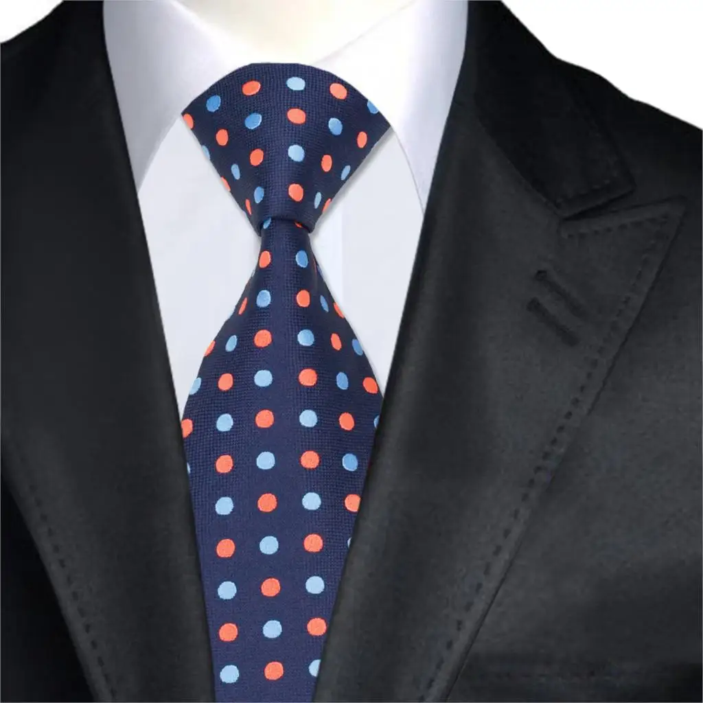A 1408 Polka Dot Classic Ties 2016 New Design Fashion Silk Ties For Men ...