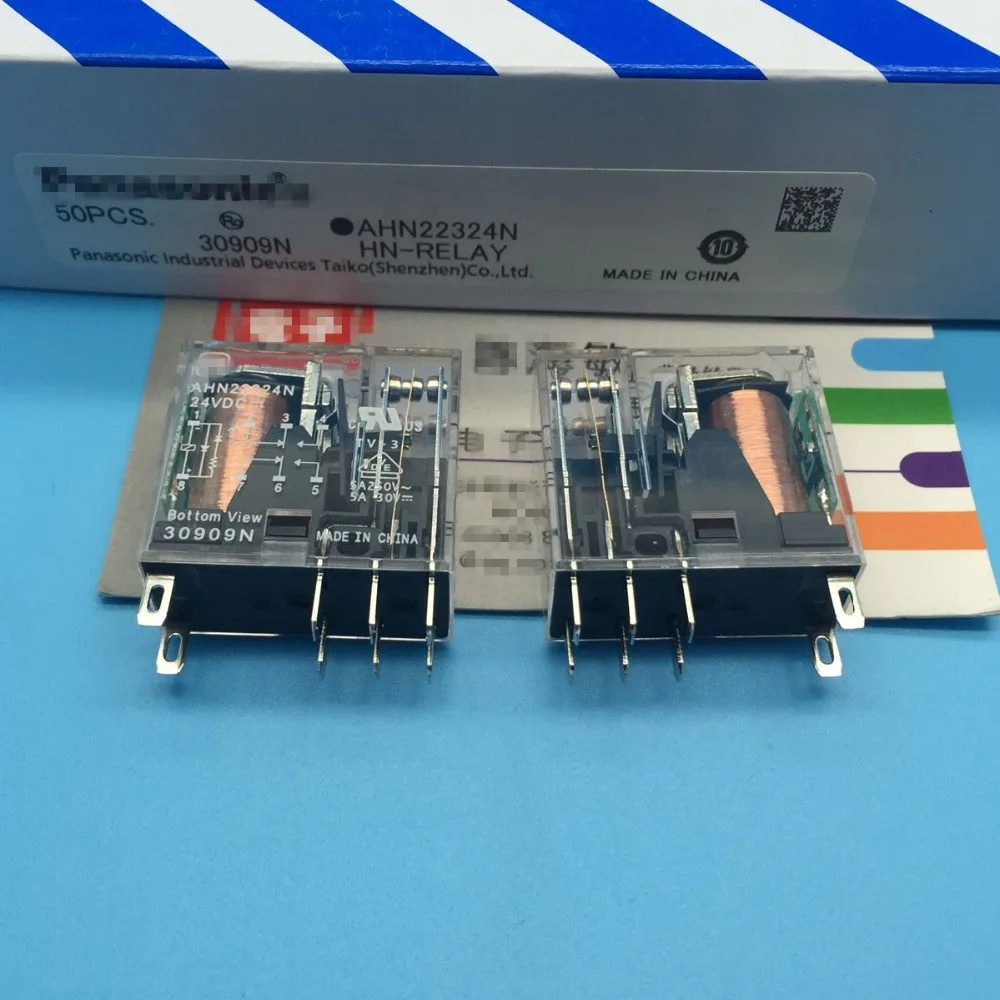 새로운 24V 릴레이 AHN22324N 24VDC AHN22324N 24VDC AHN22324 24VDC DC24V 24V 5A ...