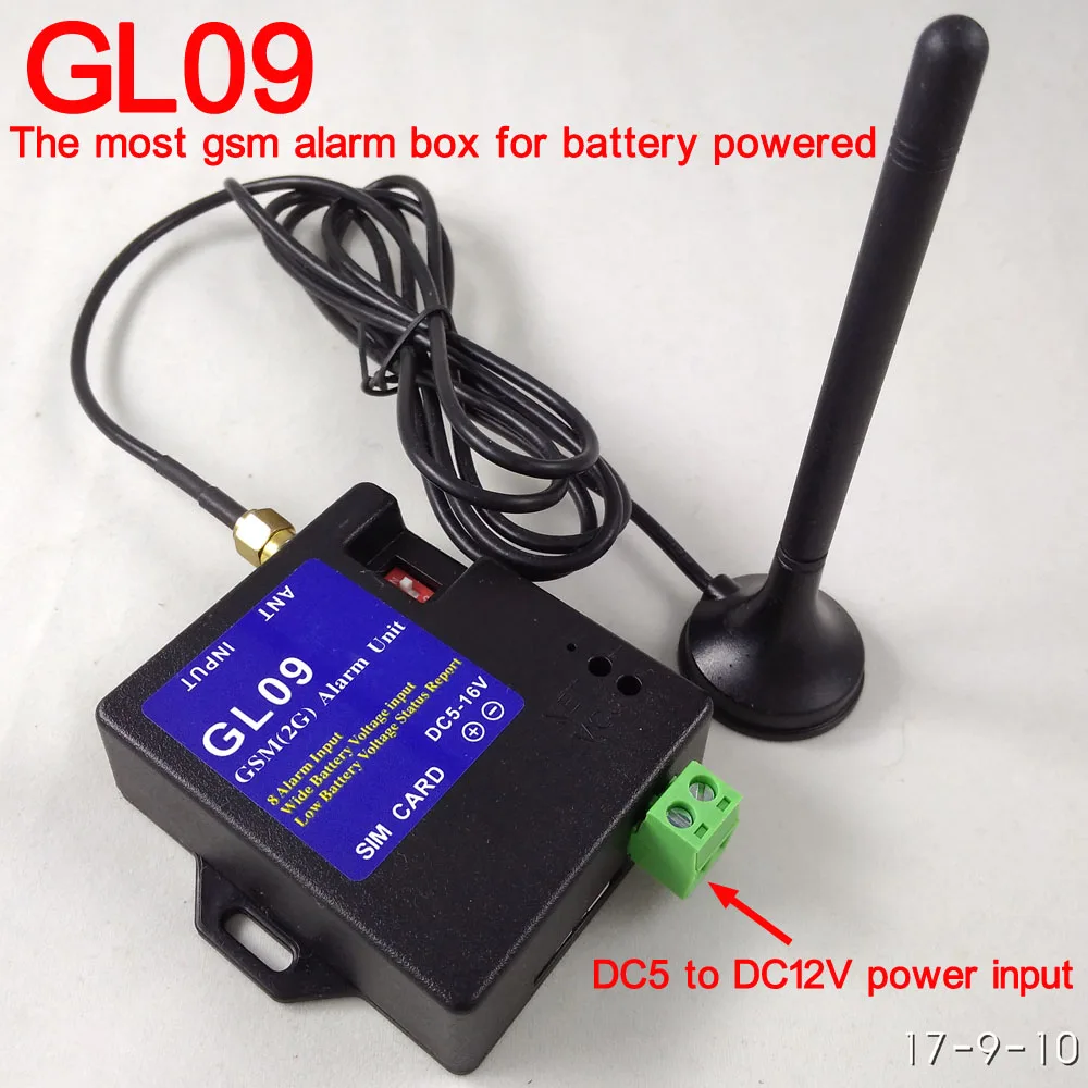 Portable battery operated Wireless GSM SMS Alarm Controller 8CH Burglar ...