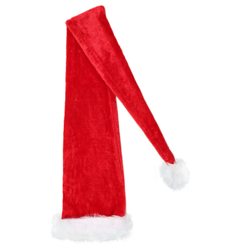 30x150cm Super Long Adult Christmas Hat Polyester Fiber Xmas Santa ...