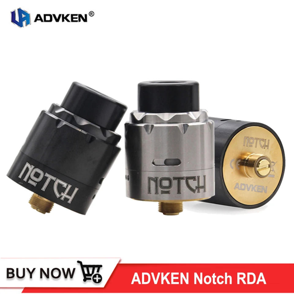 Original Advken Notch Coil RDA Vape Tank Atomizer 24mm 510 Thread ...