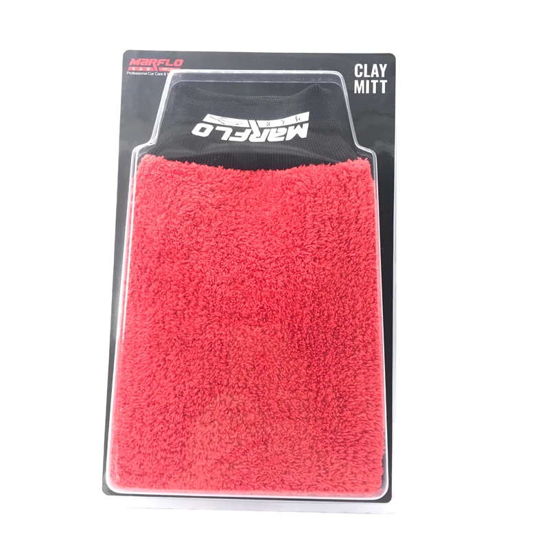 Bulk Sale Marflo Car Wash Glove With Cuff Magic Clay Mitt Microfiber ...