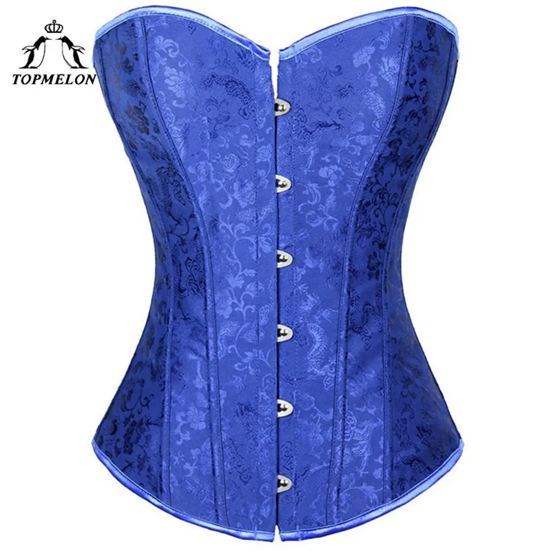 Topmelon Bustier Sexy Corset Women Steampunk Gothic Corselet Corsets