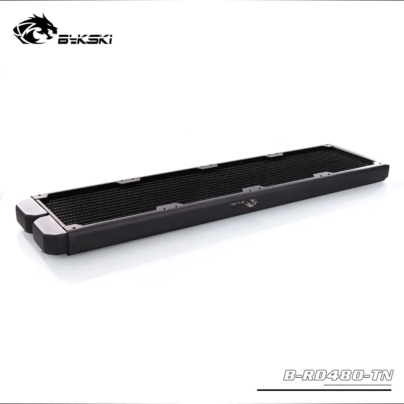 BYKSKI 28mm Thick Copper 480mm Single Row of Radiator Computer Water ...