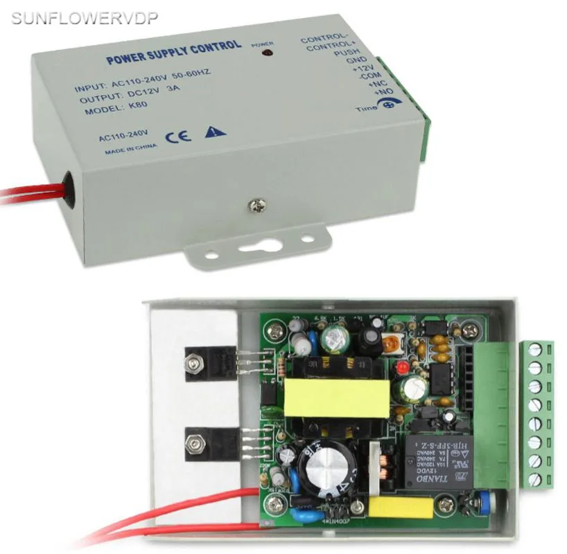 Electric Door Lock Stable DC12V/3A Door Machine Dedicated Access ...