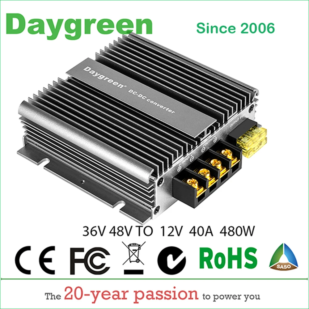 36V-to-12V-40A-48V-to-12V-40A-480W-DC-DC-Converter-Regulator-Car-Step ...