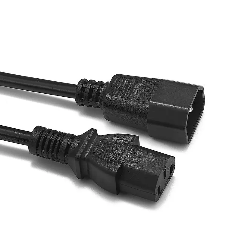 C13 C14 Power Extension Cord IEC C13 to IEC C14 Power Cable 1.5m 18AWG ...