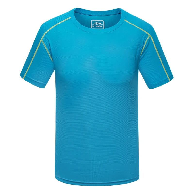 2018 New Summer Men's Quick Dry Solid Fast Drying T Shirt for Clothing ...