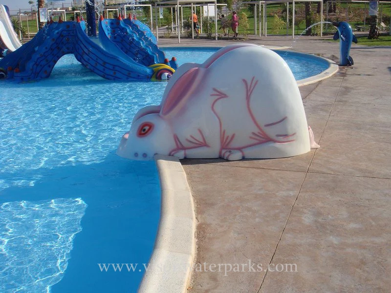 Fiberglass Kids Rabbit Slide - Slides - AliExpress