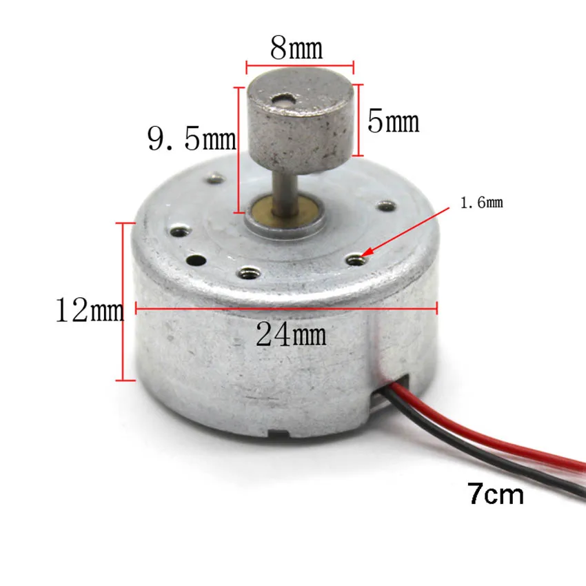 3-6v-vibration-motor-with-wire-Miniature-Vibration-Vibrating-Motor ...
