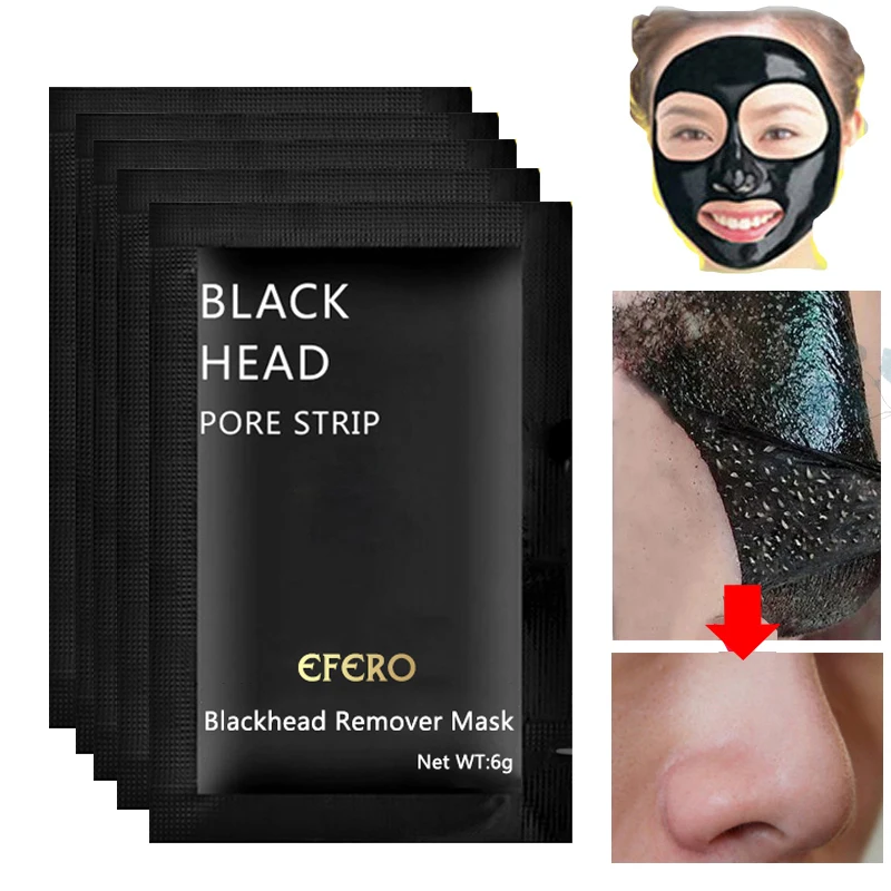 EFERO Black Head Remover Mask Black Face Mask Acne Treatments Peel Off ...