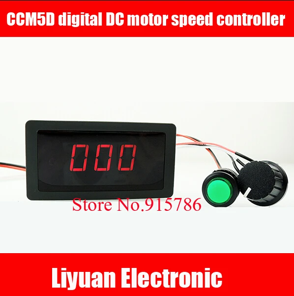 Ccm5d Digital Dc Motor Speed Sensor Pwm Stepless Switch 6v12v24v